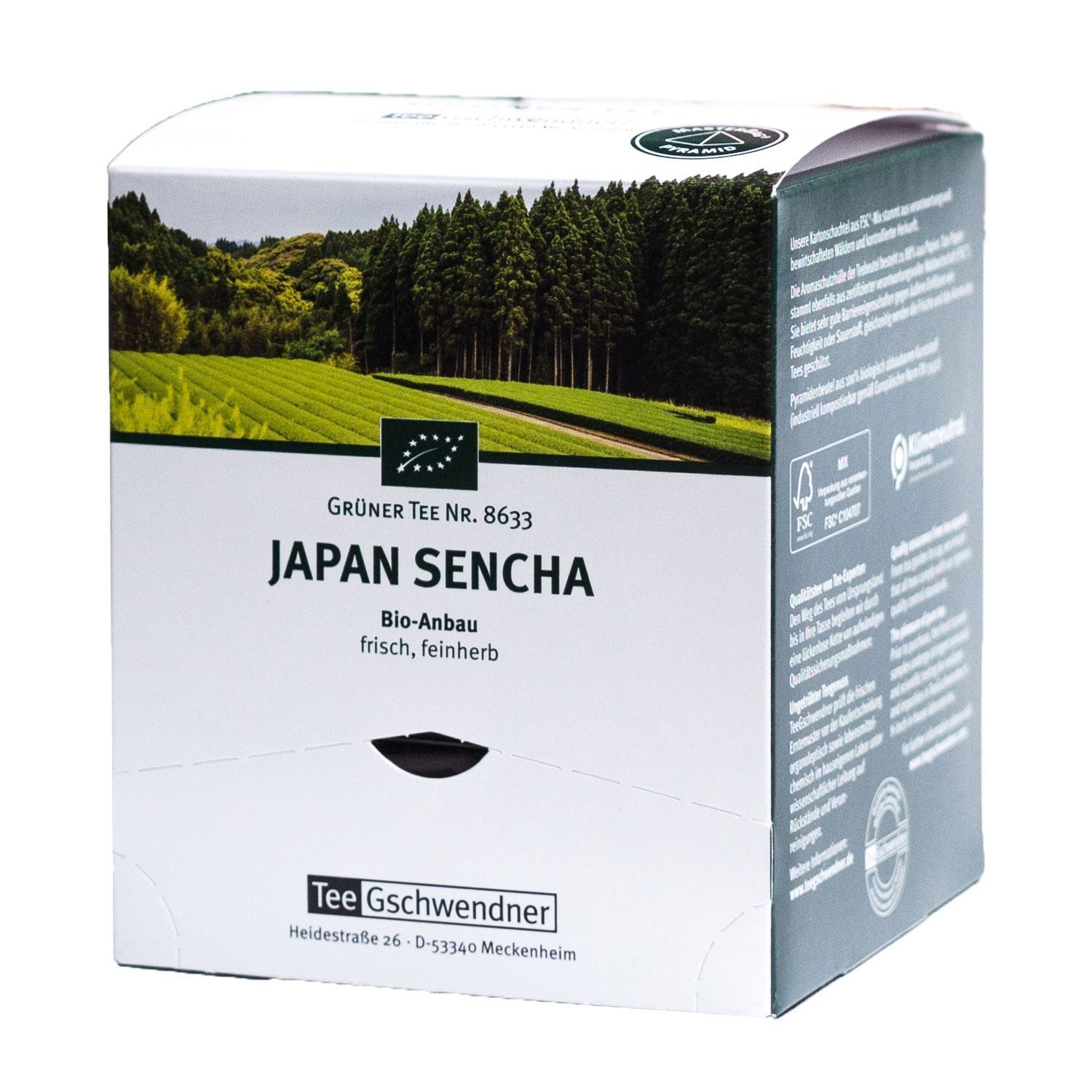 Japan Sencha in pyramid tea bag