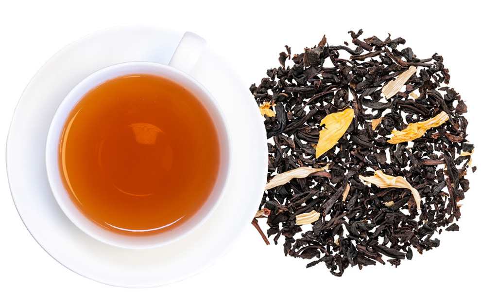 Schwarzer Tee mit Maracuja